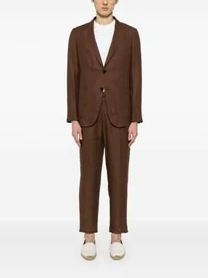 Zegna Notched-lapel Linen Blazer