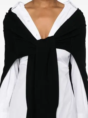 Rokh Faux-sleeves Knitted Cardigan
