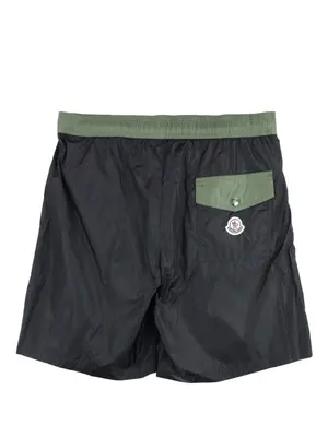 Moncler Logo-print Drawstring Swim Shorts