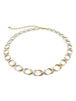 Monica Vinader Kissing Moon Necklace - Silver