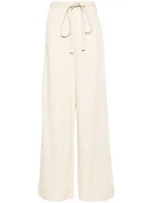 TOTEME Belted-waist Flared Trousers
