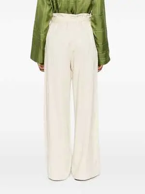 TOTEME Belted-waist Flared Trousers