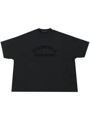 Fear Of God Logo-print Cotton T-shirt - Black