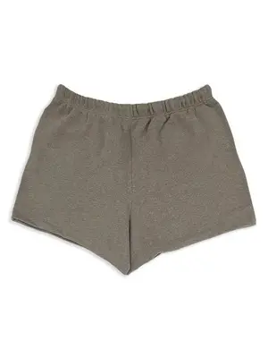 Fear Of God Logo-appliqué Track Shorts - Grey