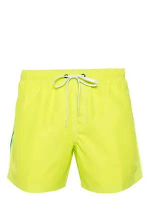 Sundek Logo-patch Striped Swim Shorts