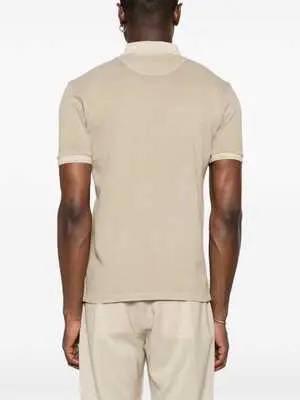 Woolrich Mackinack Logo-embroidered Polo Shirt - Neutrals