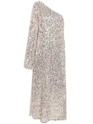 ROTATE BY BIRGER CHRISTENSEN Sequin Embellished One-shoulder Dress