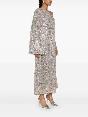 ROTATE BY BIRGER CHRISTENSEN Sequin Embellished One-shoulder Dress