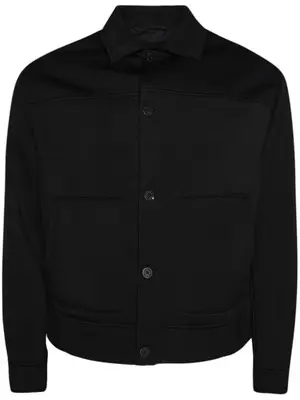 Neil Barrett Mélange Jersey Shirt Jacket