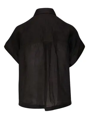 Brunello Cucinelli Monili Chain-detail Short-sleeve Shirt