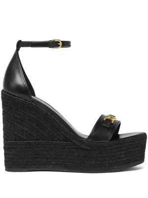Versace Medusa '95 Wedge Espadrilles - Black