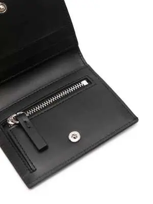 MAISON MARGIELA Numbers-motif Leather Wallet - Black