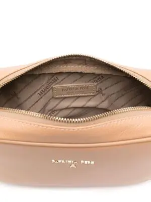 Patrizia Pepe Leather Crossbody Bag - Neutrals