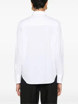 Brunello Cucinelli Monili-chain Poplin Shirt - White