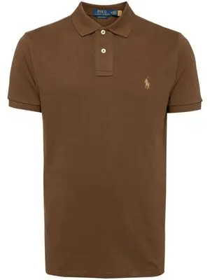Polo Ralph Lauren Short-sleeve Cotton Polo Shirt - Brown