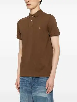 Polo Ralph Lauren Short-sleeve Cotton Polo Shirt - Brown