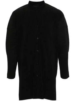 Issey Miyake March Pleated Shirt - Black
