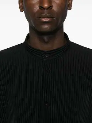 Issey Miyake March Pleated Shirt - Black