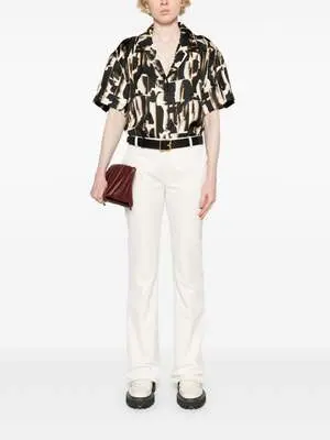 LUDOVIC DE SAINT SERNIN Bum Tailored Flared Trousers