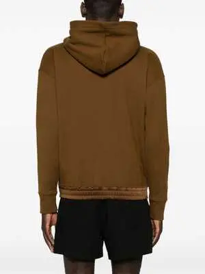 Saint Laurent Logo-embroidered Cotton Hoodie