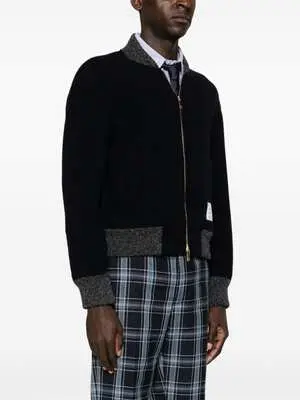 Thom Browne Zip-up Wool Bomber Jacket