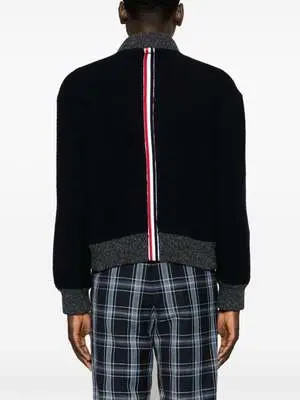 Thom Browne Zip-up Wool Bomber Jacket