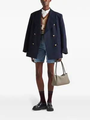 Prada High-rise Denim Shorts