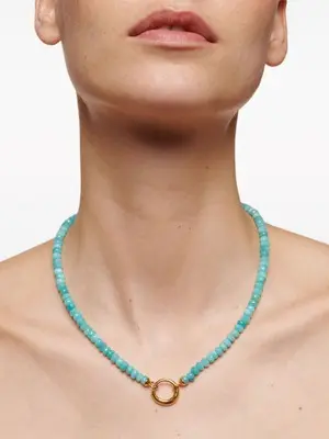 Monica Vinader Kissing Moon Amazonite Capture Necklace