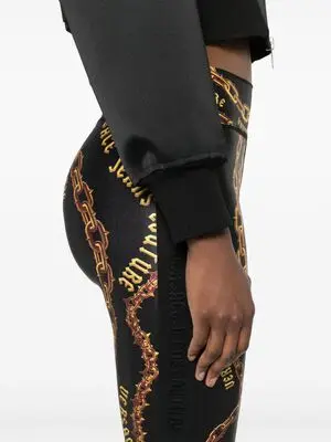 Versace Chain-print Leggings