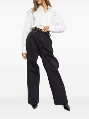 Eytys Otis Perforated Cotton Shirt - White