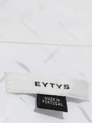 Eytys Otis Perforated Cotton Shirt - White