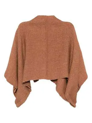 Voz Asymmetric Lurex Cape