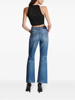 Balmain 4g Halterneck Knit Top - Black