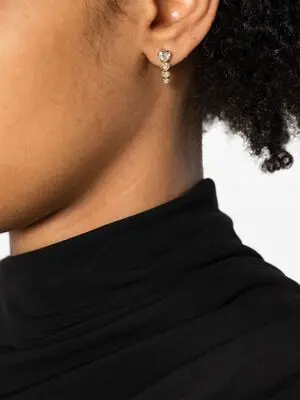 Shay 18kt Yellow Diamond Drop Earrings