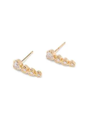 Shay 18kt Yellow Diamond Drop Earrings