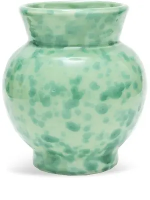 CABANA Speckled Ceramic Vase - Green