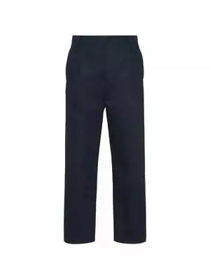 Valentino Garavani Cotton Gabardine Trousers - Blue