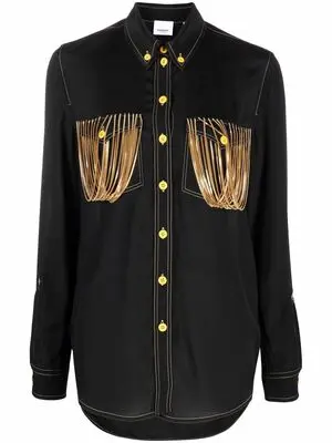 Burberry Contrast Stitching Tops For Women