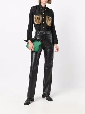 Burberry Chain Pocket Detail Shirt