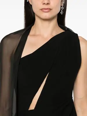 GEMY MAALOUF One-shoulder Draped Gown