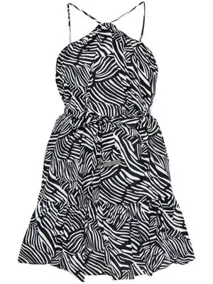 Michael Kors Zebra-print Mini Dress