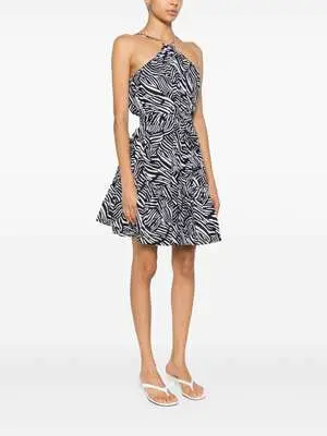 Michael Kors Zebra-print Mini Dress