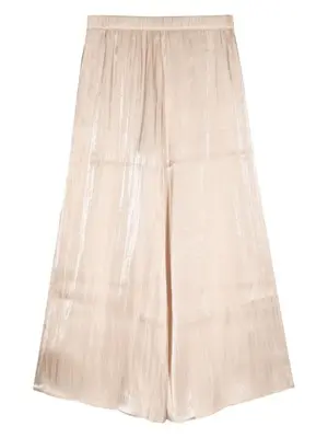 B+AB Laminated Cropped Trousers