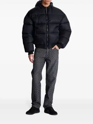 Balmain Pb Monogram Puffer Jacket