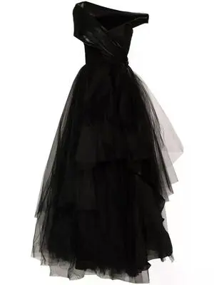 GEMY MAALOUF Off-shoulder Asymmetric Dress