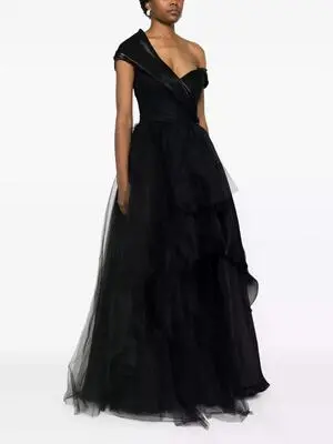GEMY MAALOUF Off-shoulder Asymmetric Dress