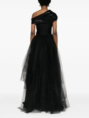 GEMY MAALOUF Off-shoulder Asymmetric Dress