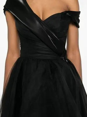 GEMY MAALOUF Off-shoulder Asymmetric Dress