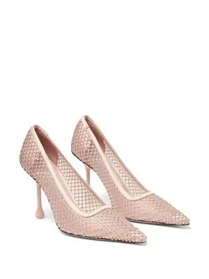 JIMMY CHOO 95mm Ixia Pumps - Pink