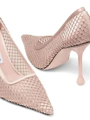 JIMMY CHOO 95mm Ixia Pumps - Pink